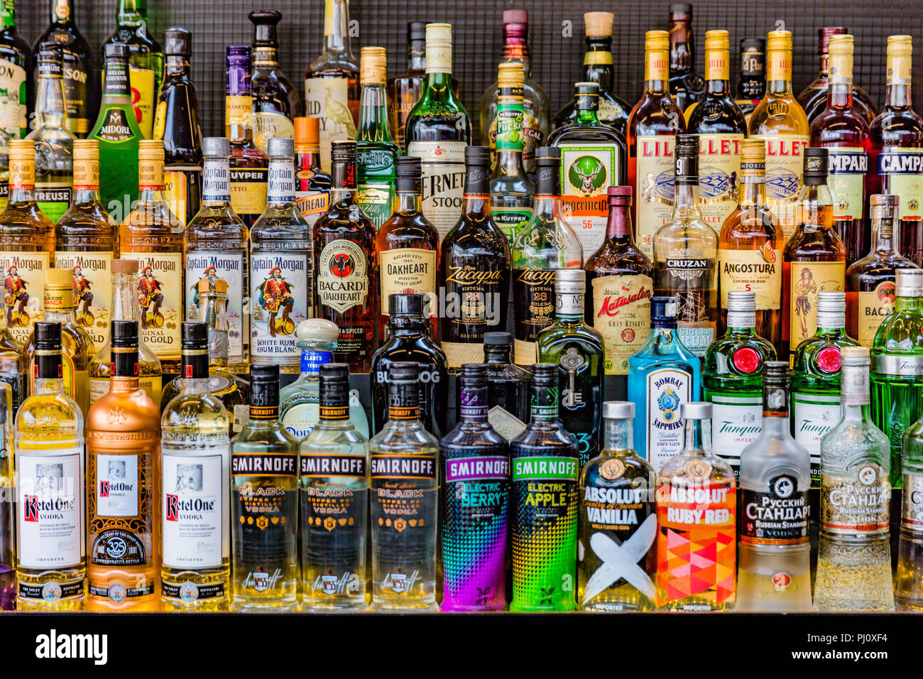 Gin stand hi-res stock photography and images - Alamy