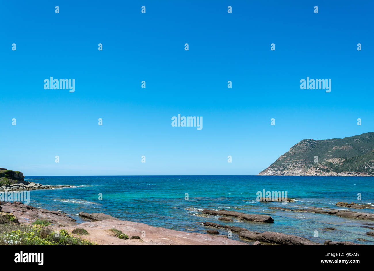 Landscape of sardinian coast Stock Photo - Alamy