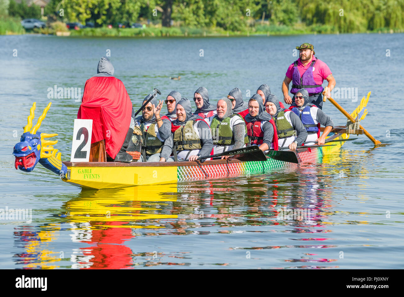 Fancy dress costumes worn by contestants at the dragon boat race ...