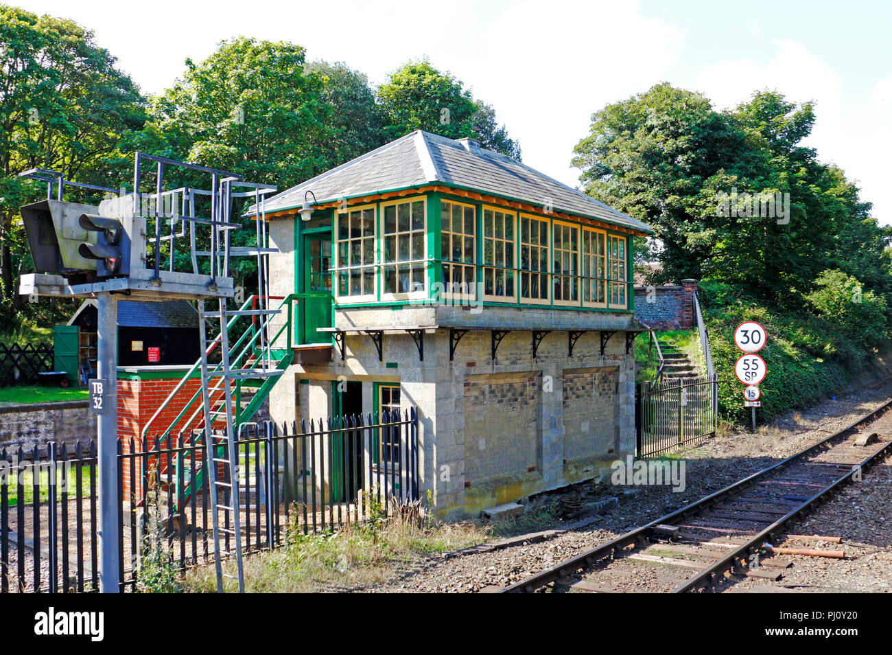 Rail Signal Box Uk High Resolution Stock Photography and Images - Alamy