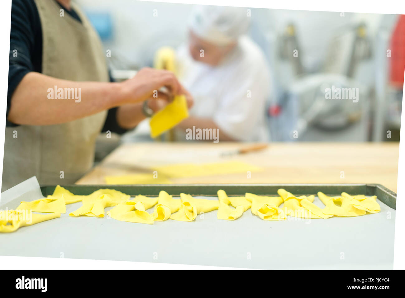 Making sweets fried and baked in the bakery Stock Photo - Alamy