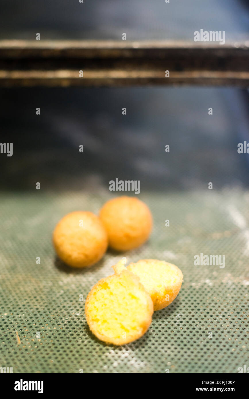 Making sweets fried and baked in the bakery Stock Photo - Alamy