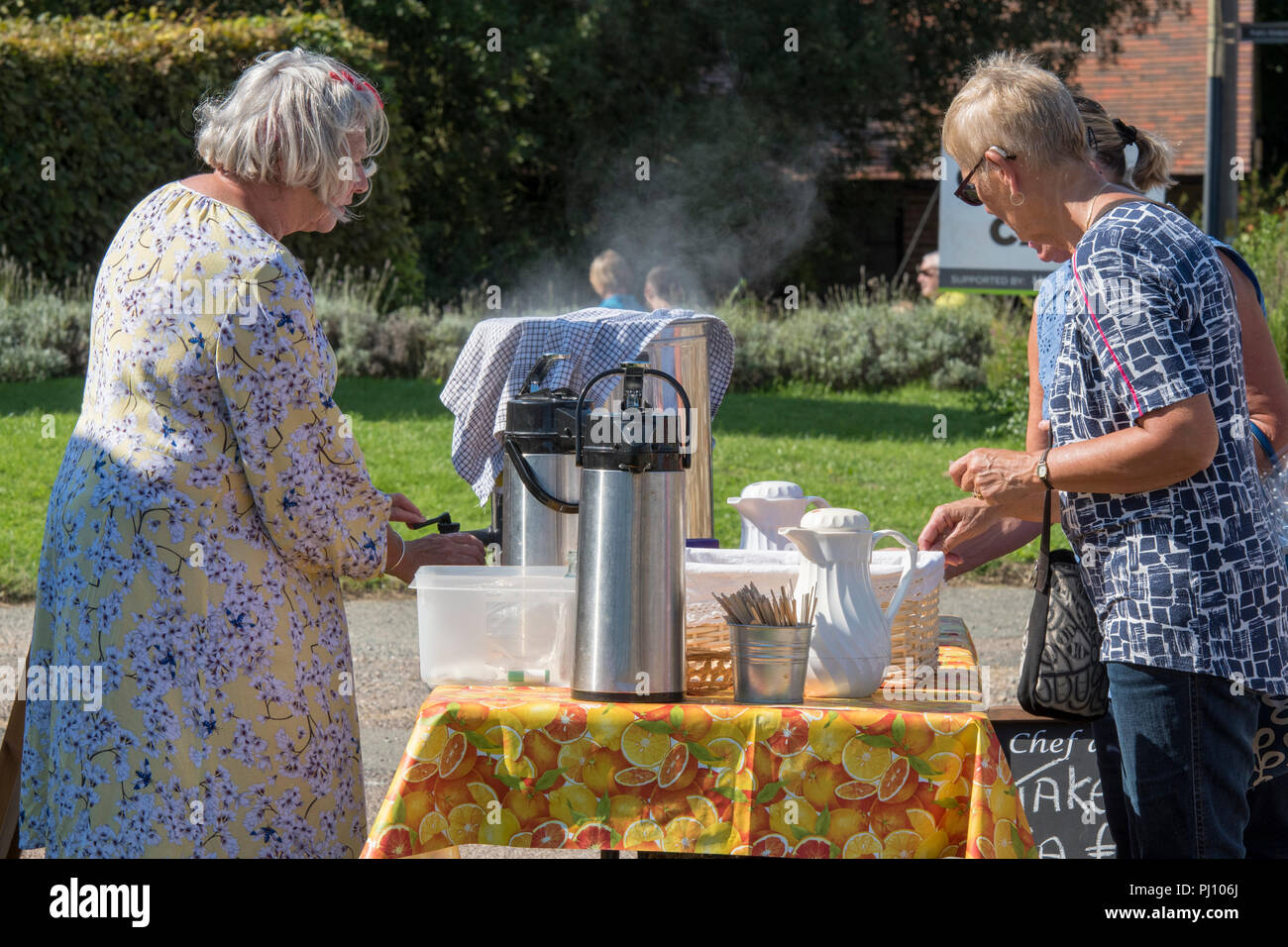 Cakes tea afternoon ladies hi-res stock photography and images - Alamy
