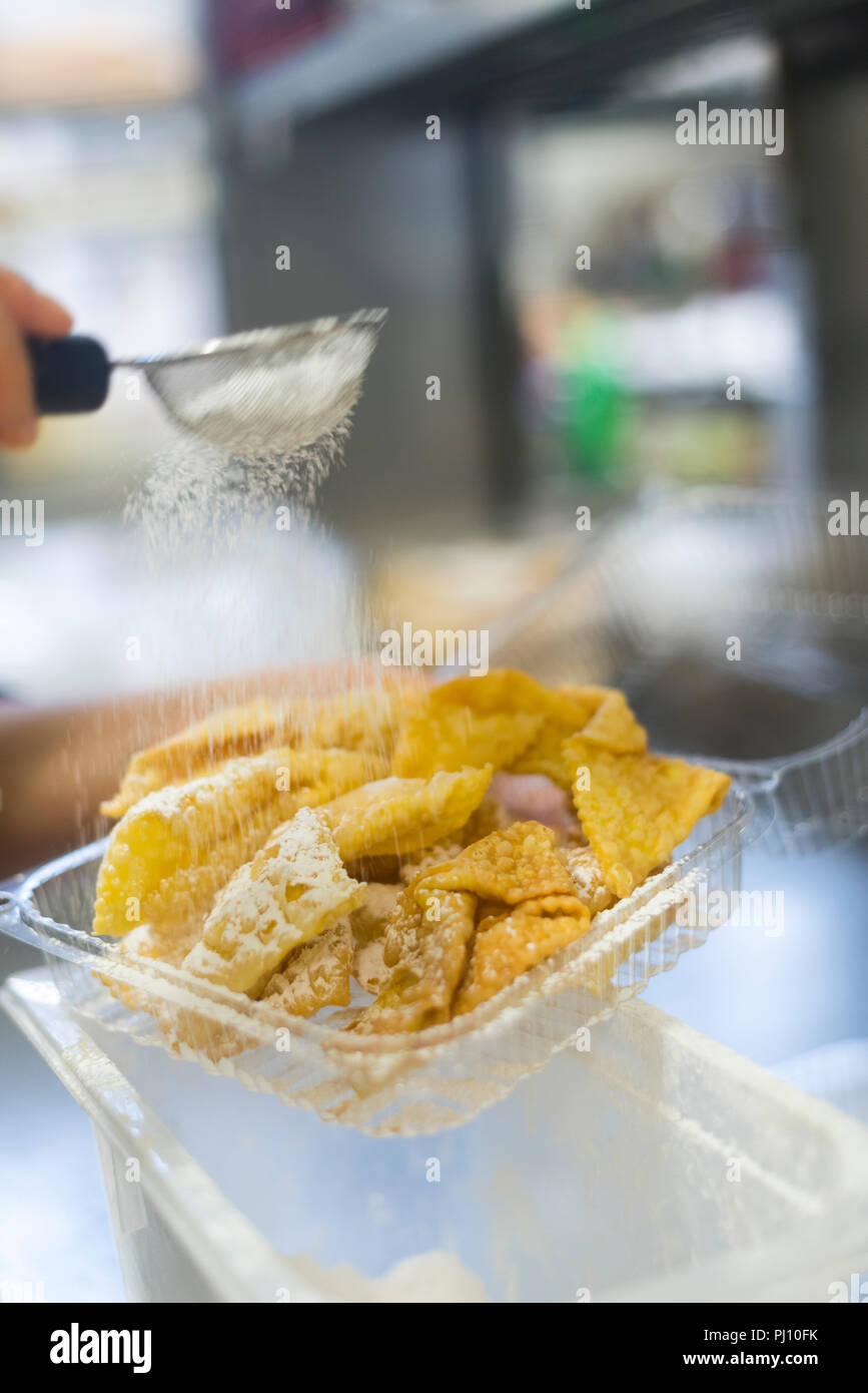 Making sweets fried and baked in the bakery Stock Photo - Alamy