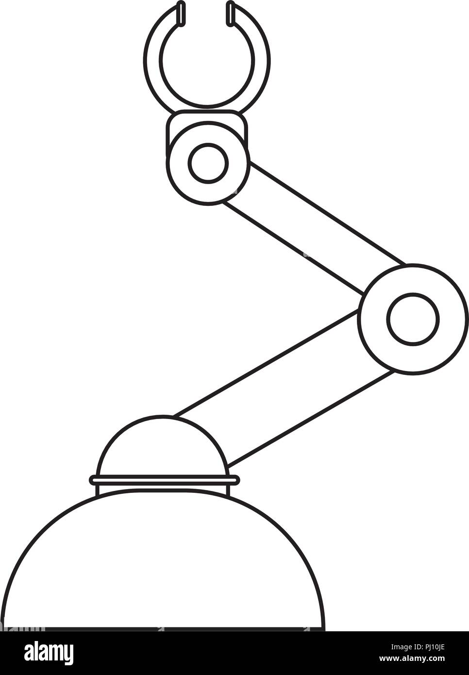 Abstract robot hand Stock Vector Image & Art - Alamy