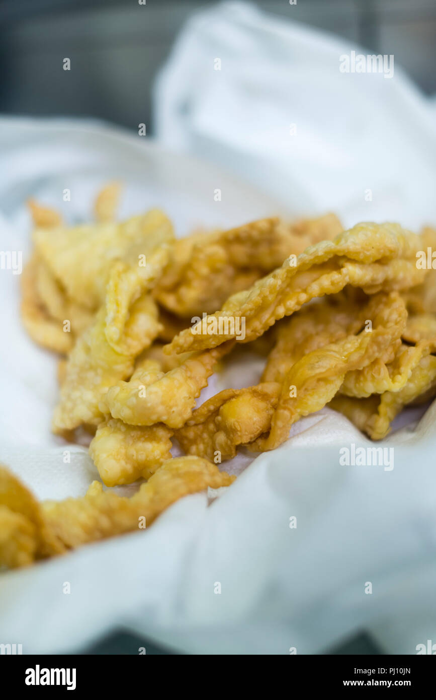 Making sweets fried and baked in the bakery Stock Photo - Alamy