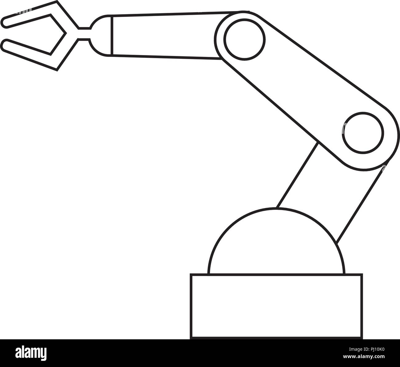 Abstract robot hand Stock Vector Image & Art - Alamy