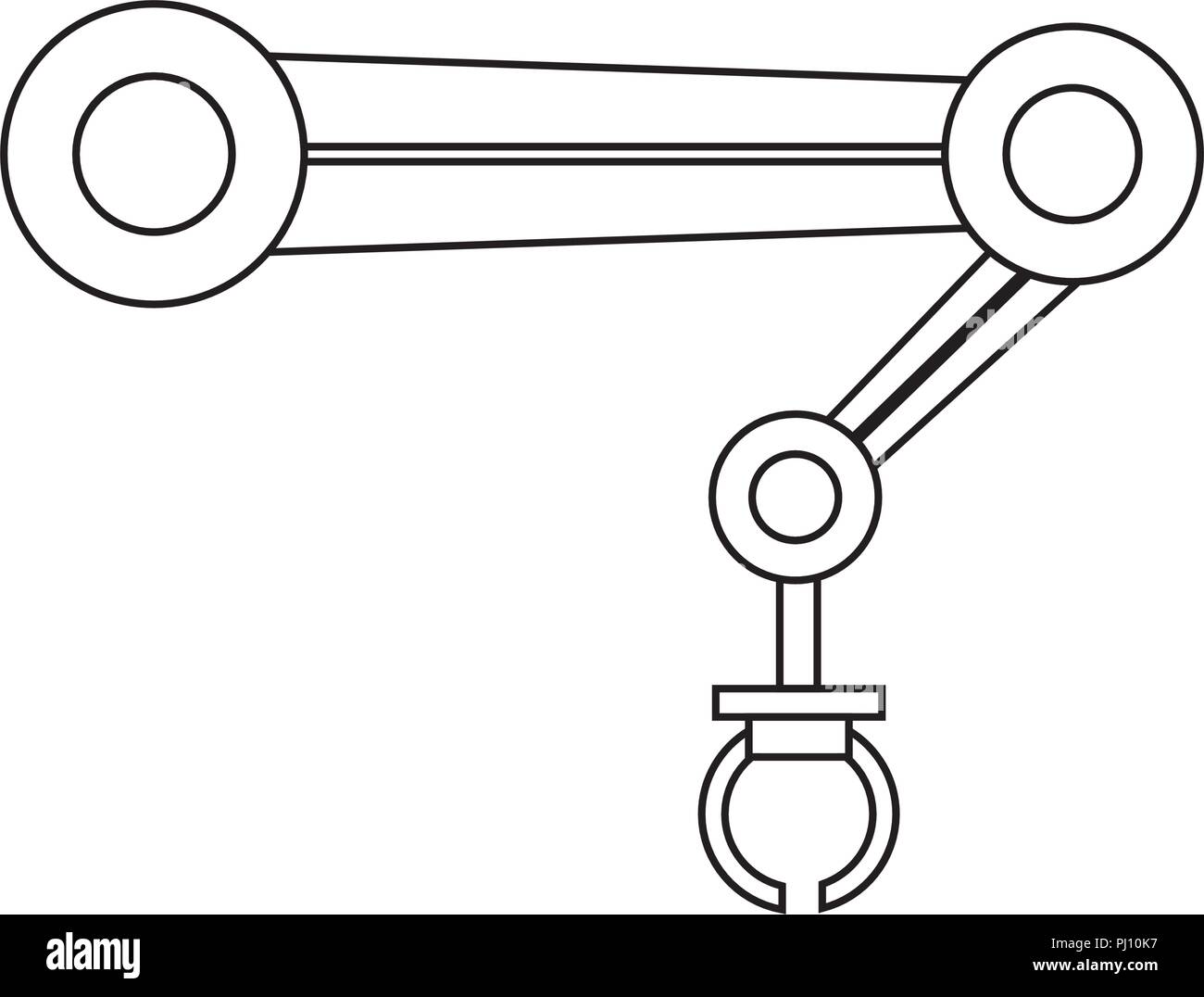 Abstract robot hand Stock Vector Image & Art - Alamy