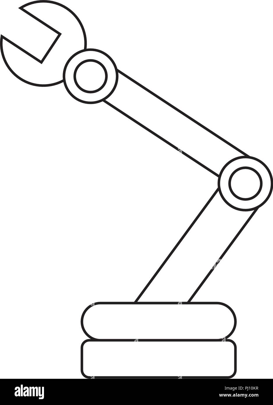 Abstract robot hand Stock Vector Image & Art - Alamy