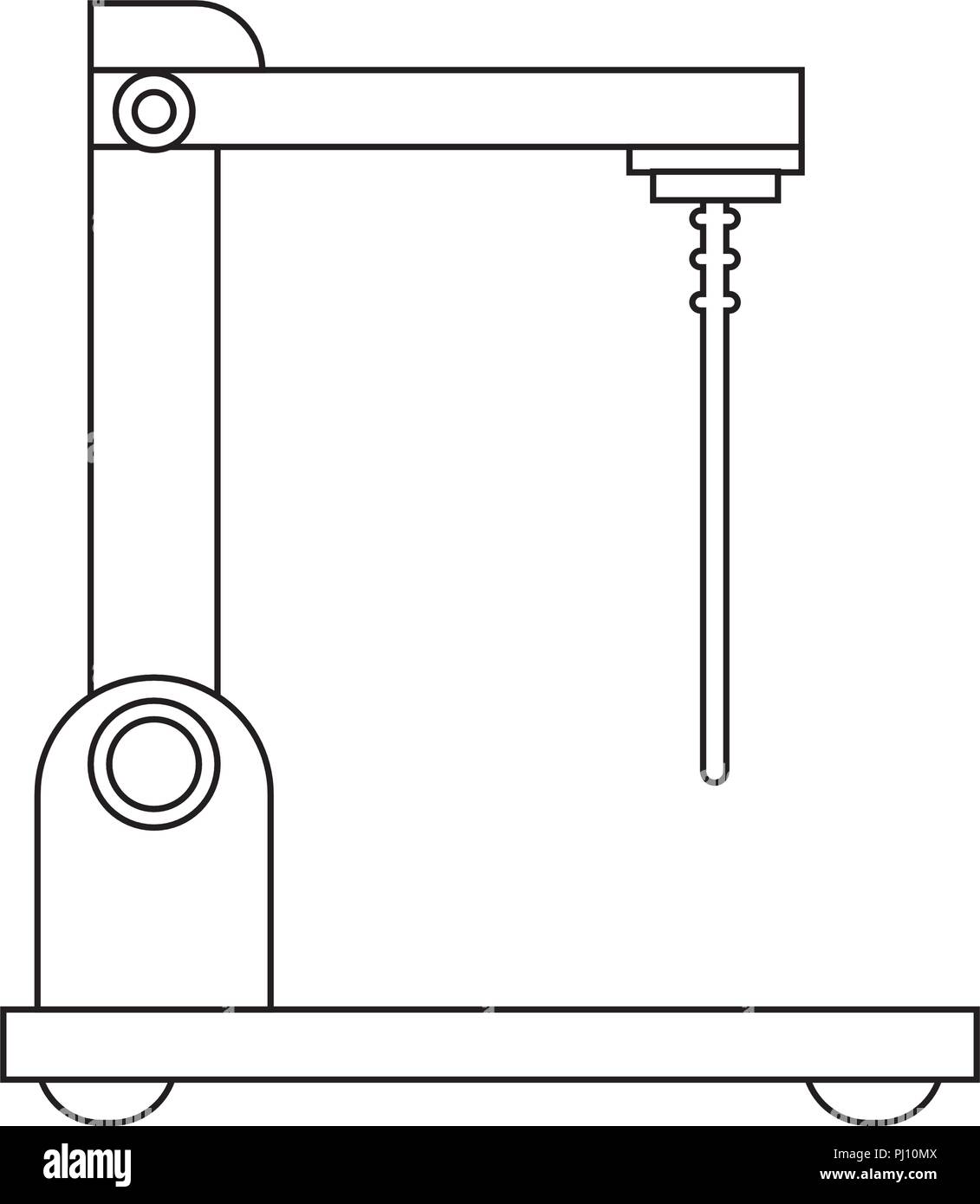 Robot arm touch future Cut Out Stock Images & Pictures - Alamy