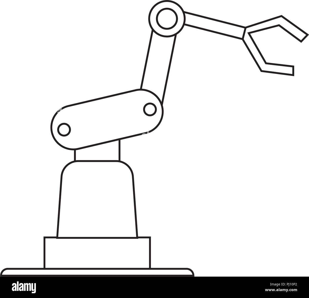 Abstract robot hand Stock Vector Image & Art - Alamy