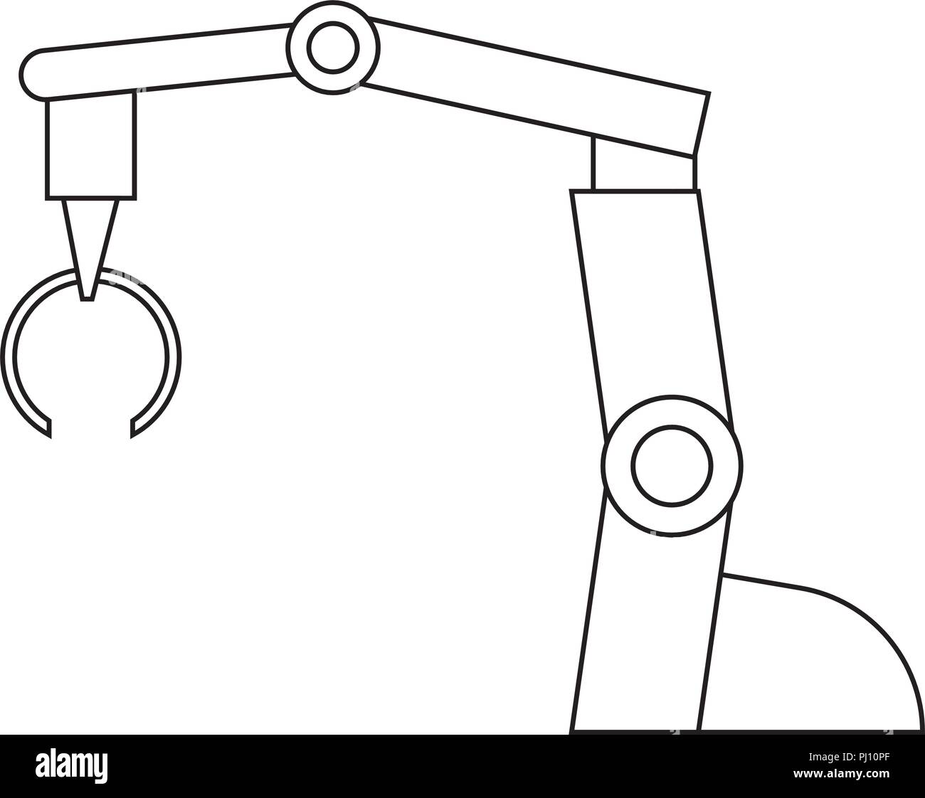 Abstract robot hand Stock Vector Image & Art - Alamy