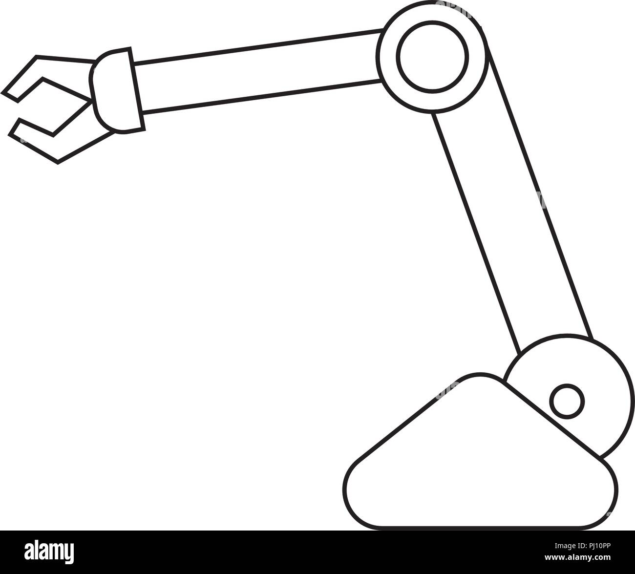 Abstract robot hand Stock Vector Image & Art - Alamy