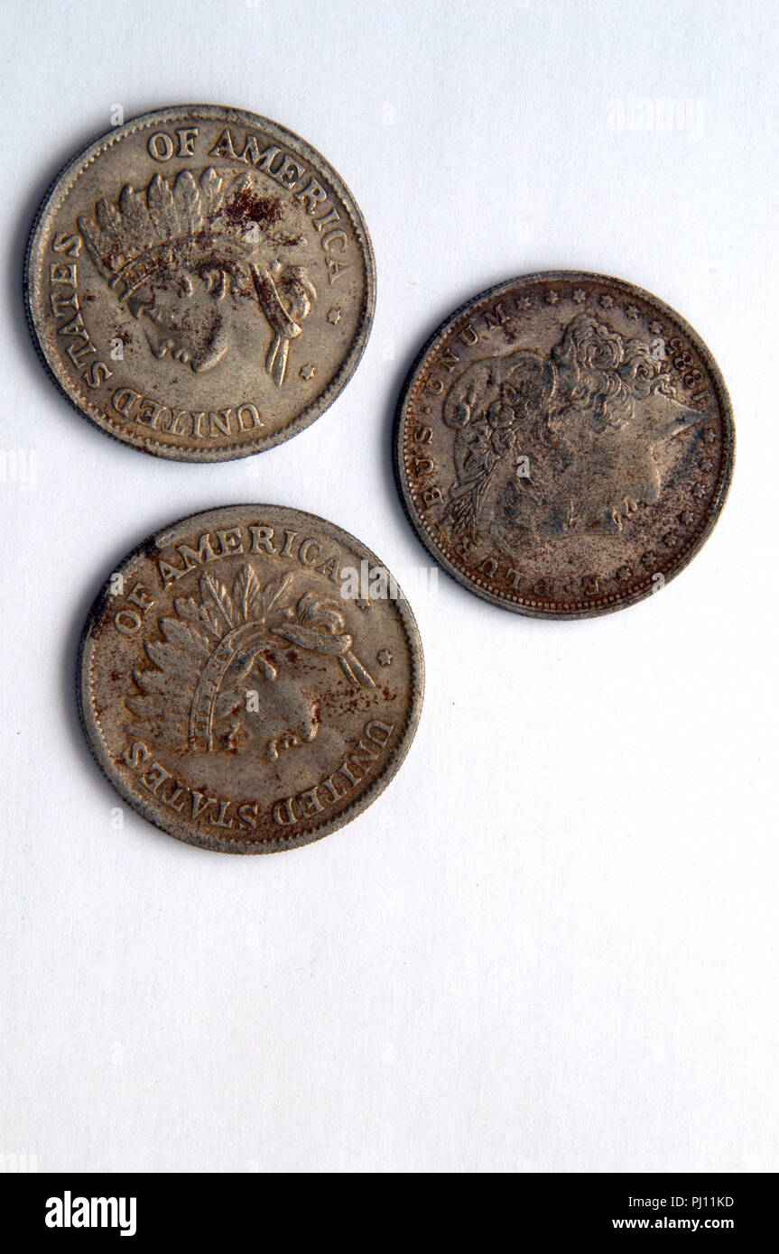 Counterfeit coins hi-res stock photography and images - Alamy