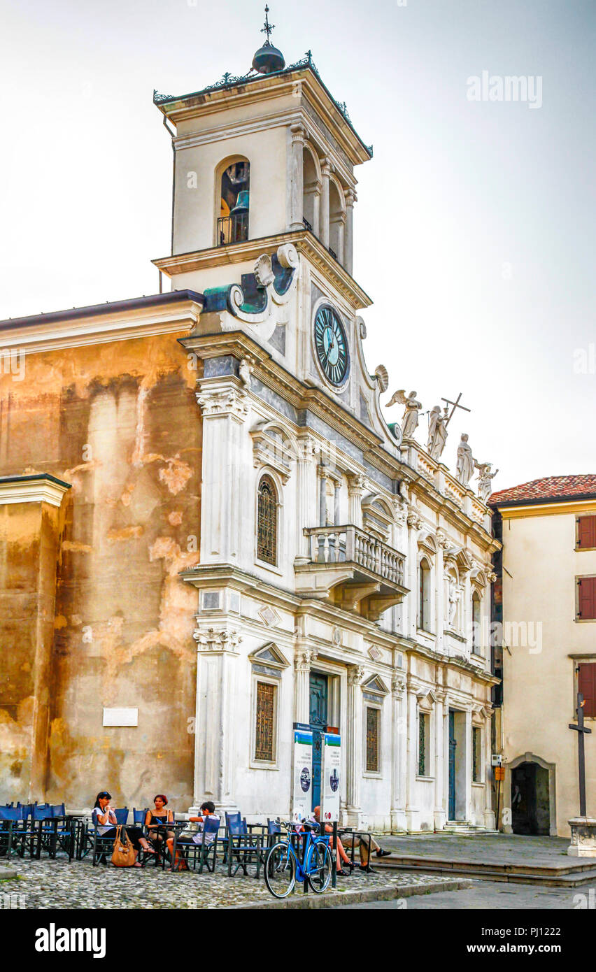 The Church of St. Giacomo in the Piazza San Giacomo in Udine, Italy ...