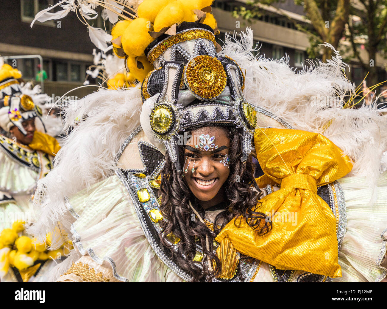 A view at Notting Hill Carnival in London Stock Photo - Alamy