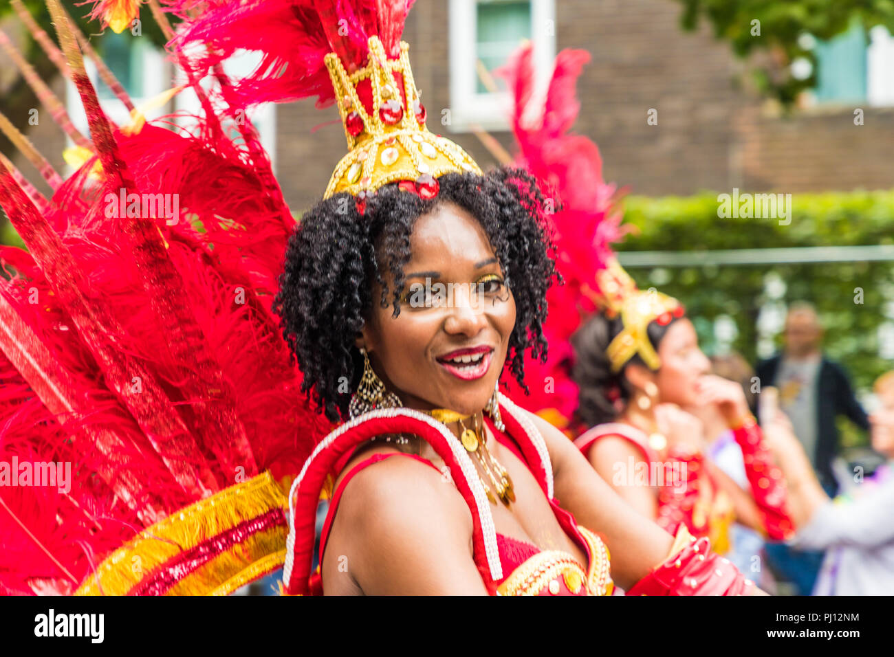 A view at Notting Hill Carnival in London Stock Photo - Alamy