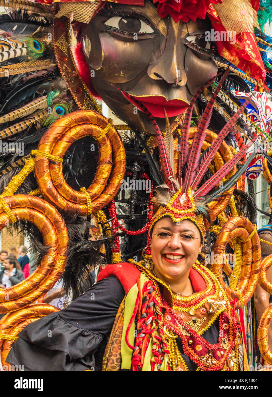 A view at Notting Hill Carnival in London Stock Photo - Alamy