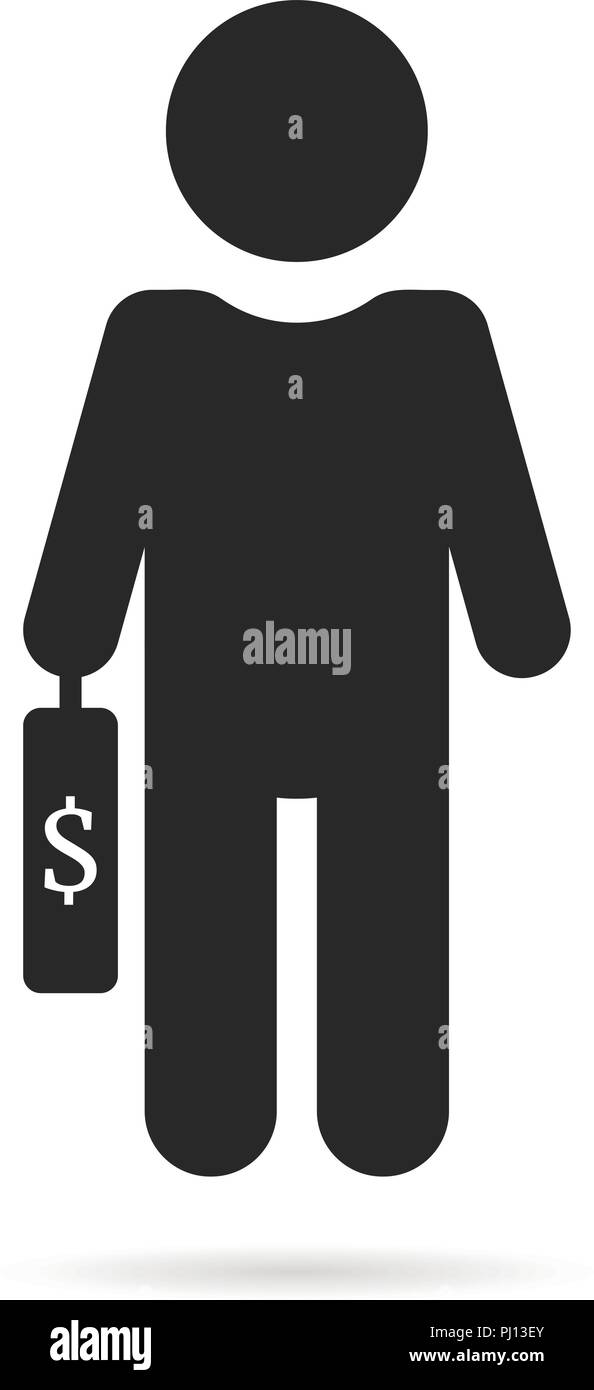 simple investor black icon Stock Vector Image & Art - Alamy