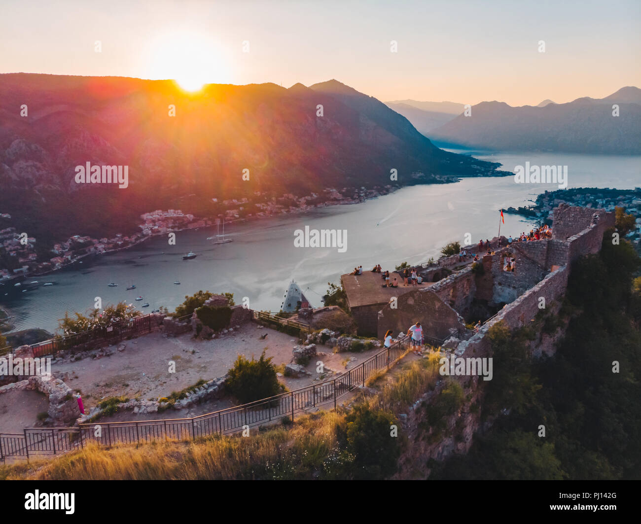 City kotor montenegro sunrise on hi-res stock photography and images ...