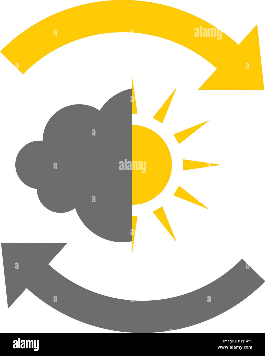 Mental health icon bipolar Stock Vector Images - Alamy