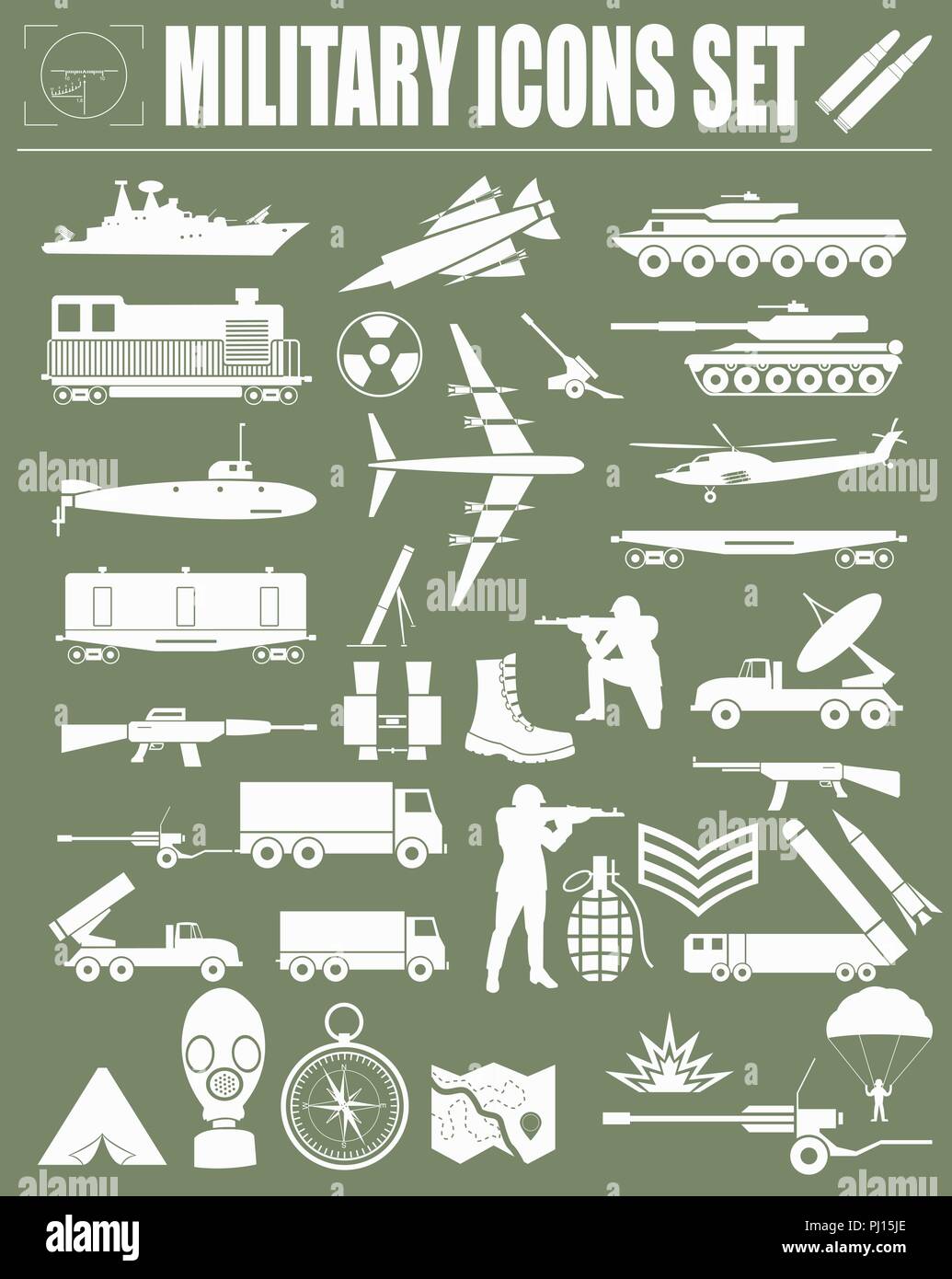 Army kit Stock Vector Images - Alamy