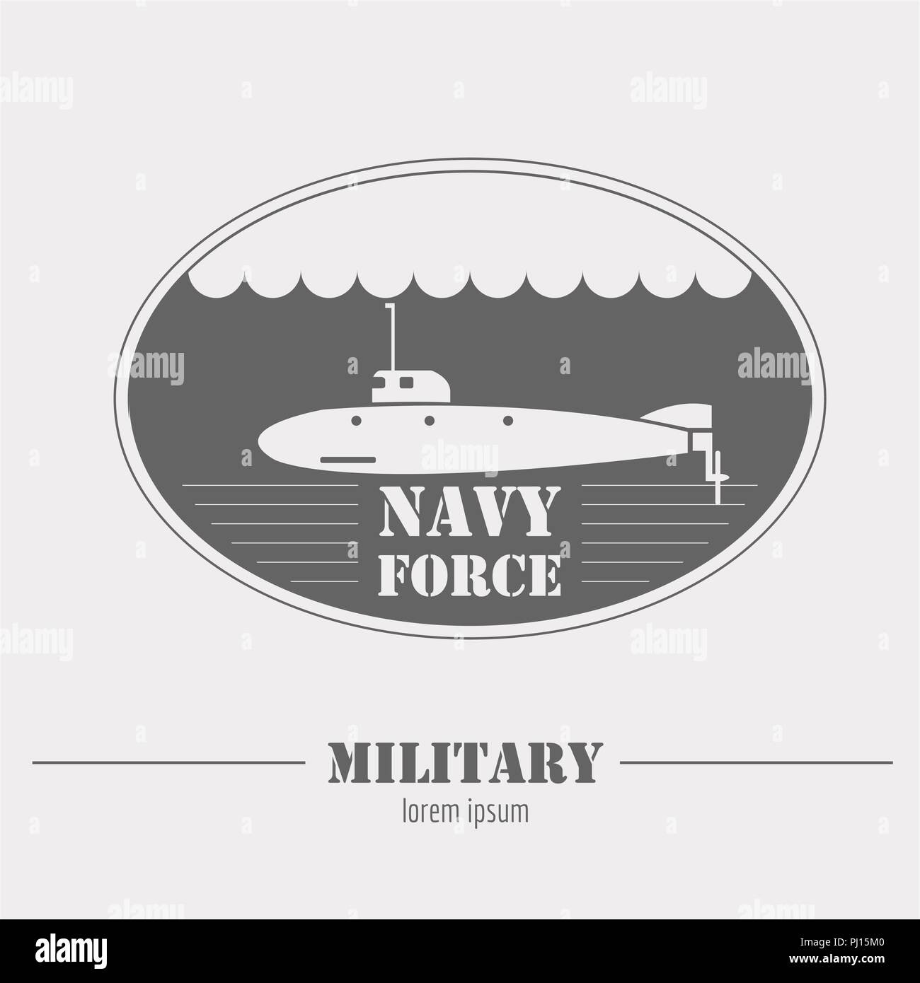 Military and armored vehicles logos and badges. Graphic template ...