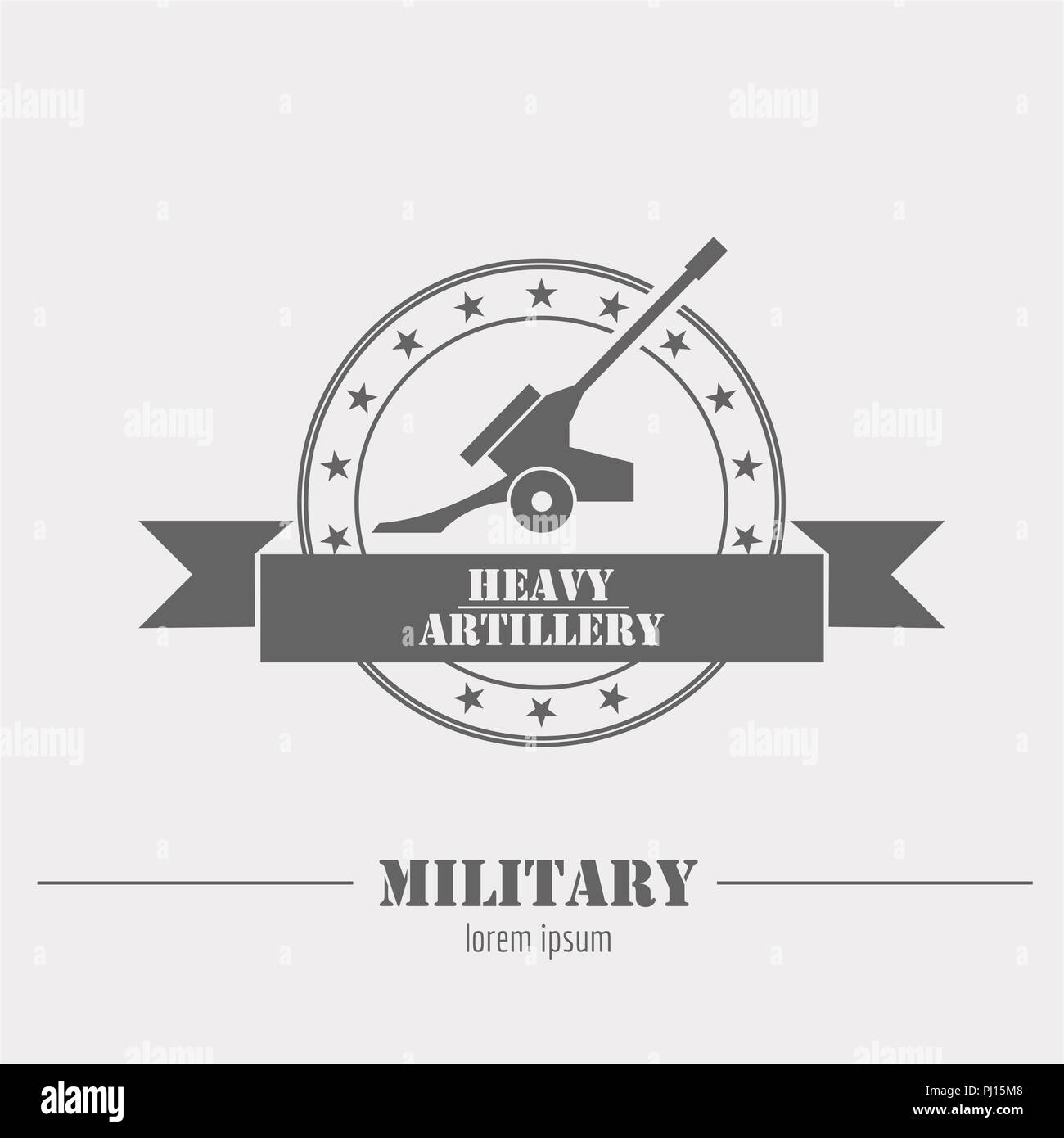 Military and armored vehicles logos and badges. Graphic template ...