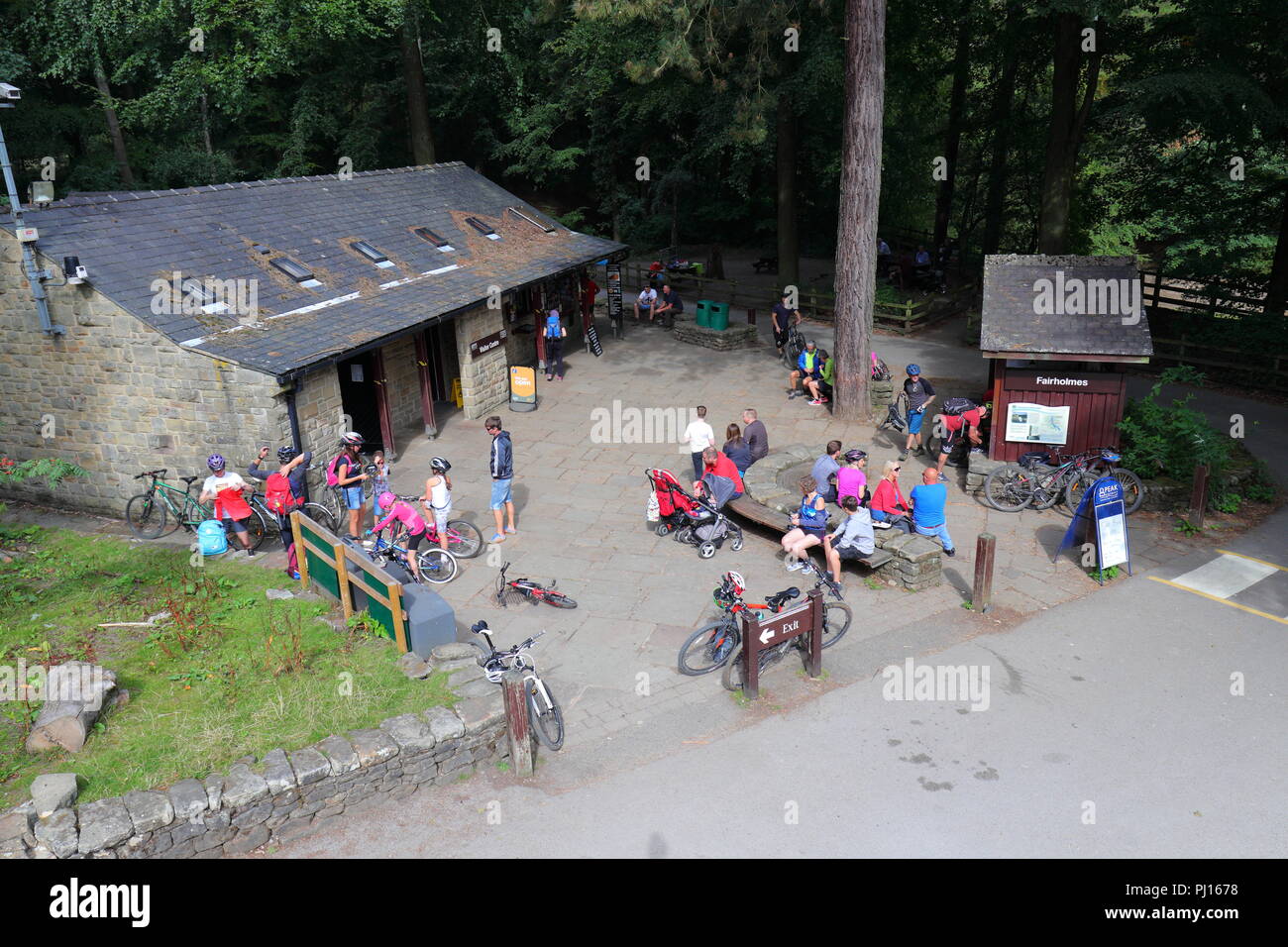 Fairholmes Visitor Centre in the Upper Derwent Valley of The Peak ...