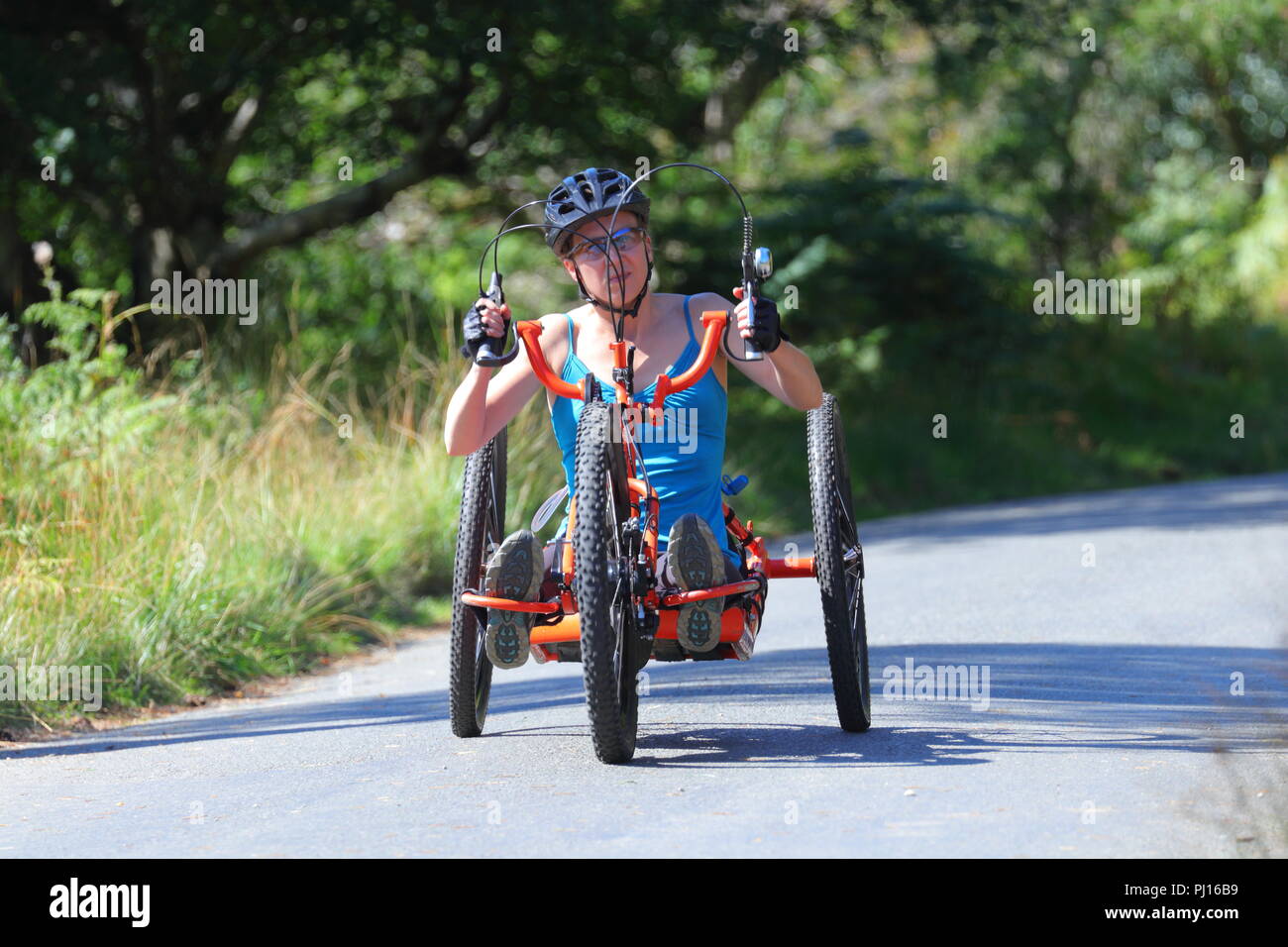 Riding a laid back bike hi-res stock photography and images - Alamy