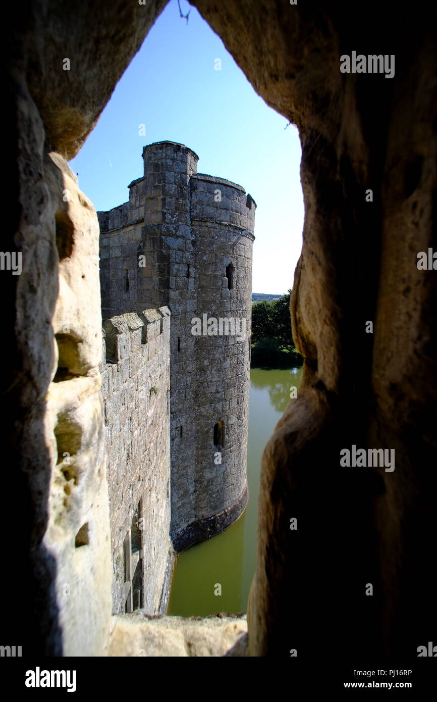 Bodiam Castle, Robertsbridge, East Sussex, UK Stock Photo - Alamy