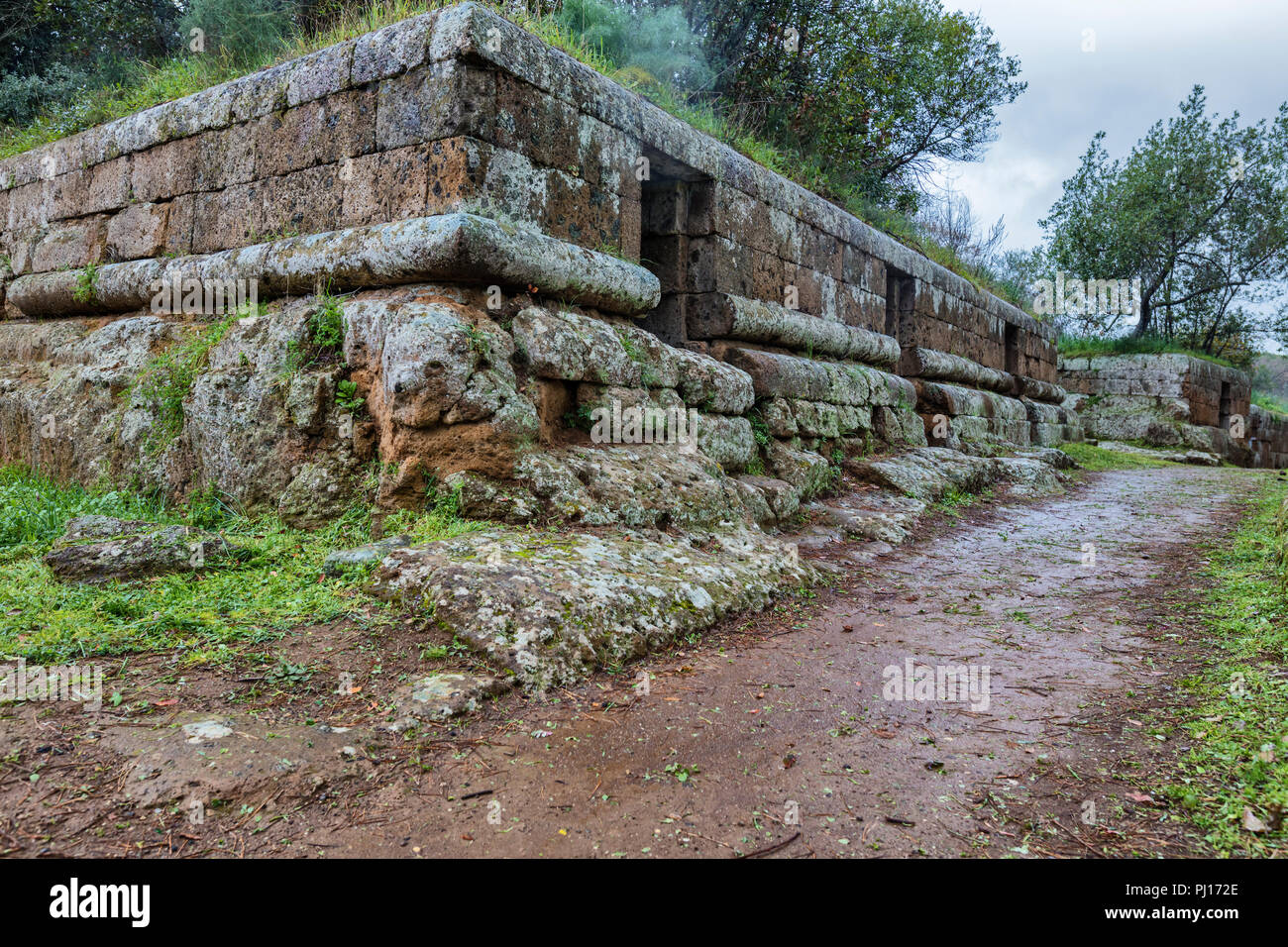 Necropolis of tarquinia hi-res stock photography and images - Alamy