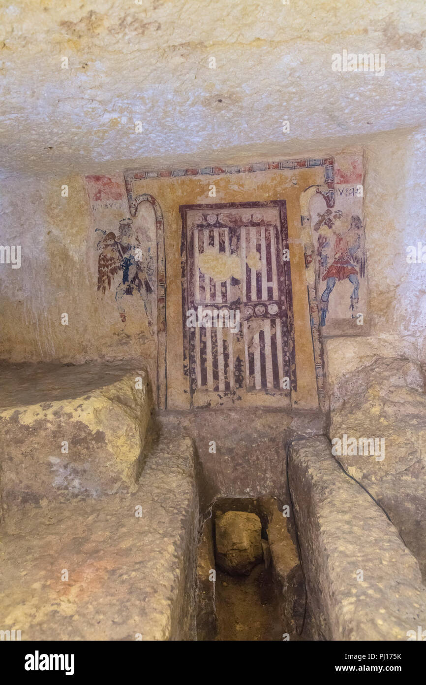 Etruscans necropolis tomb archeological hi-res stock photography and ...