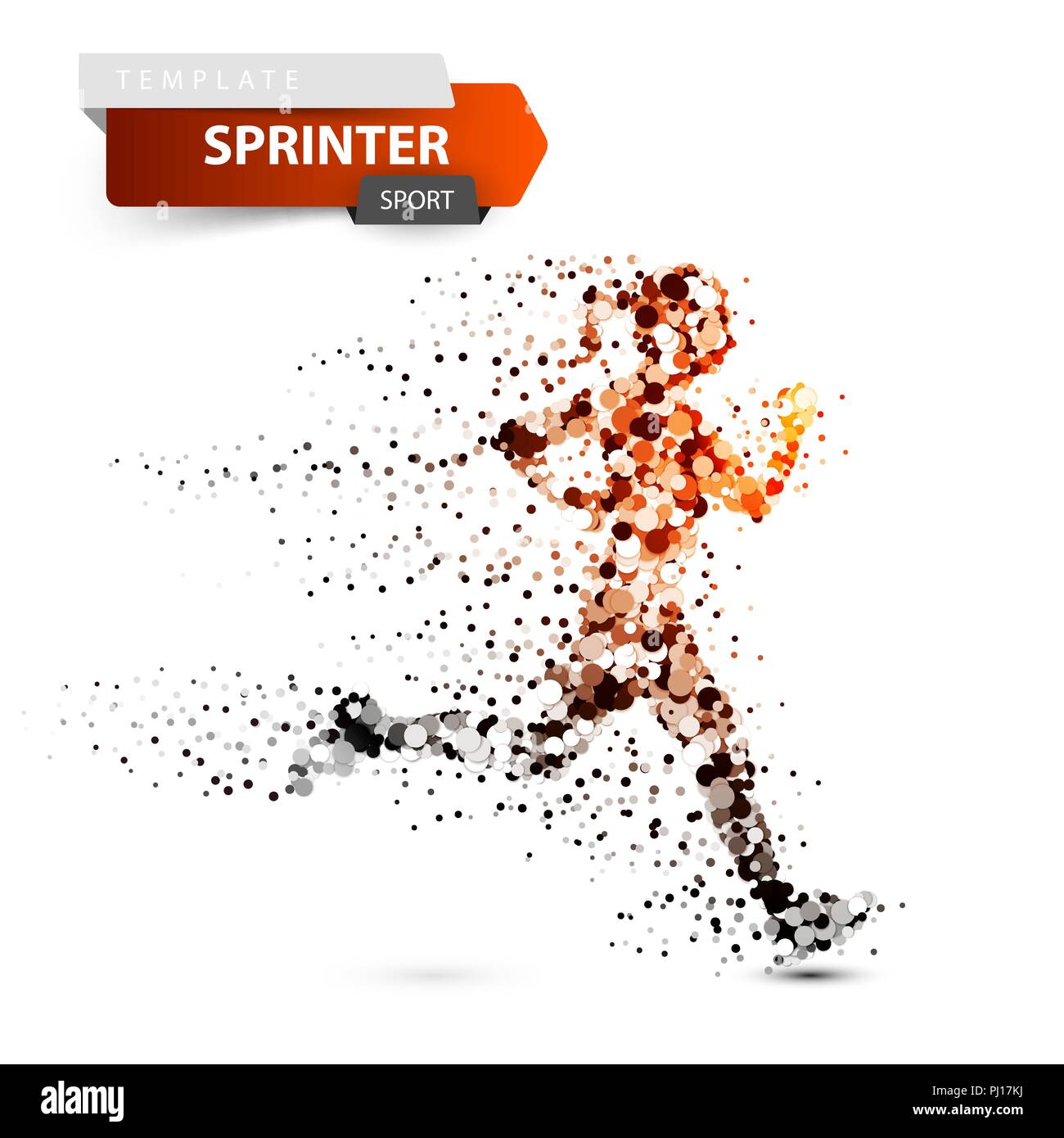 Girl in white sports Stock Vector Images - Alamy