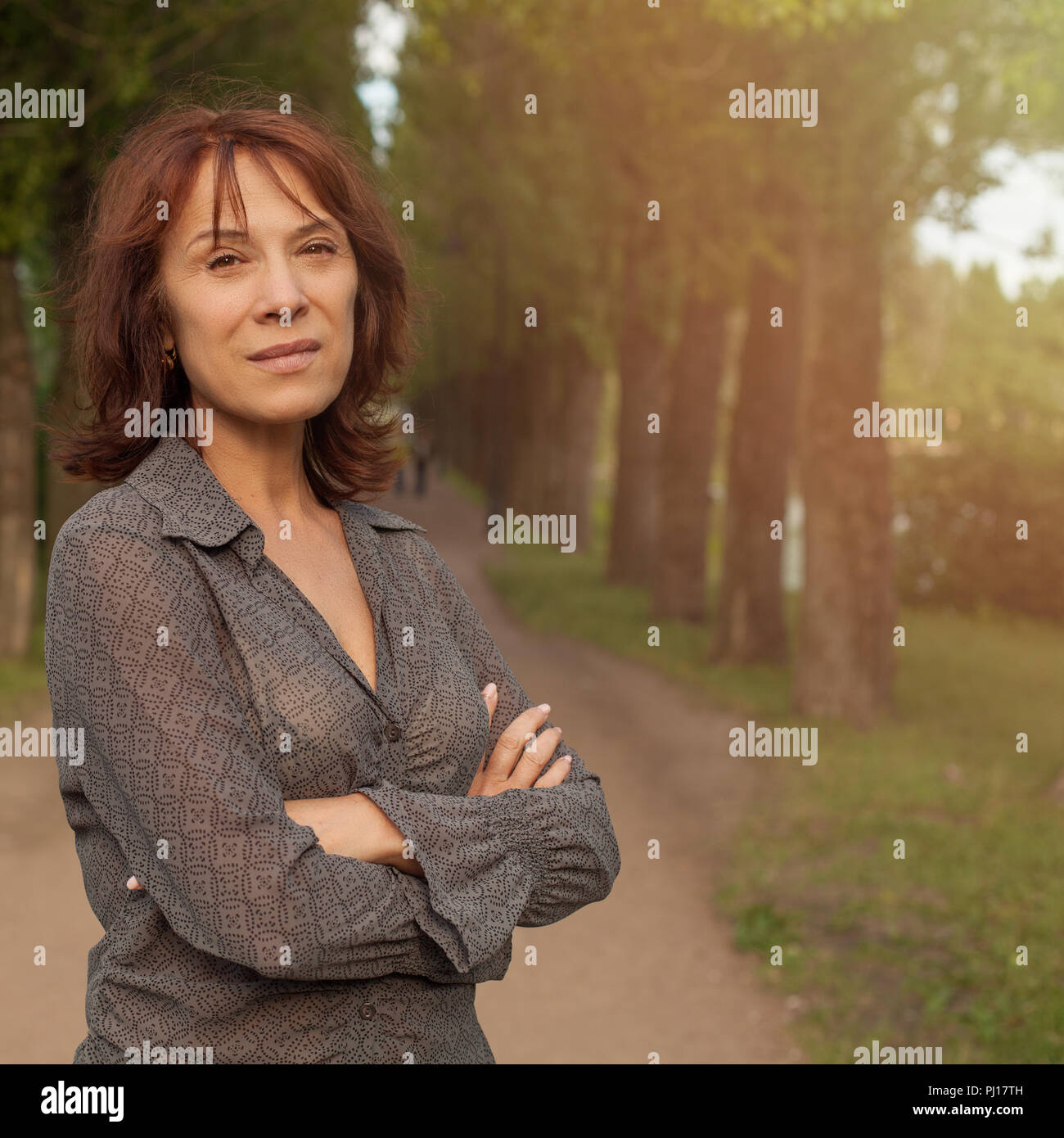 Beautiful mature woman in hi-res stock photography and images - Alamy