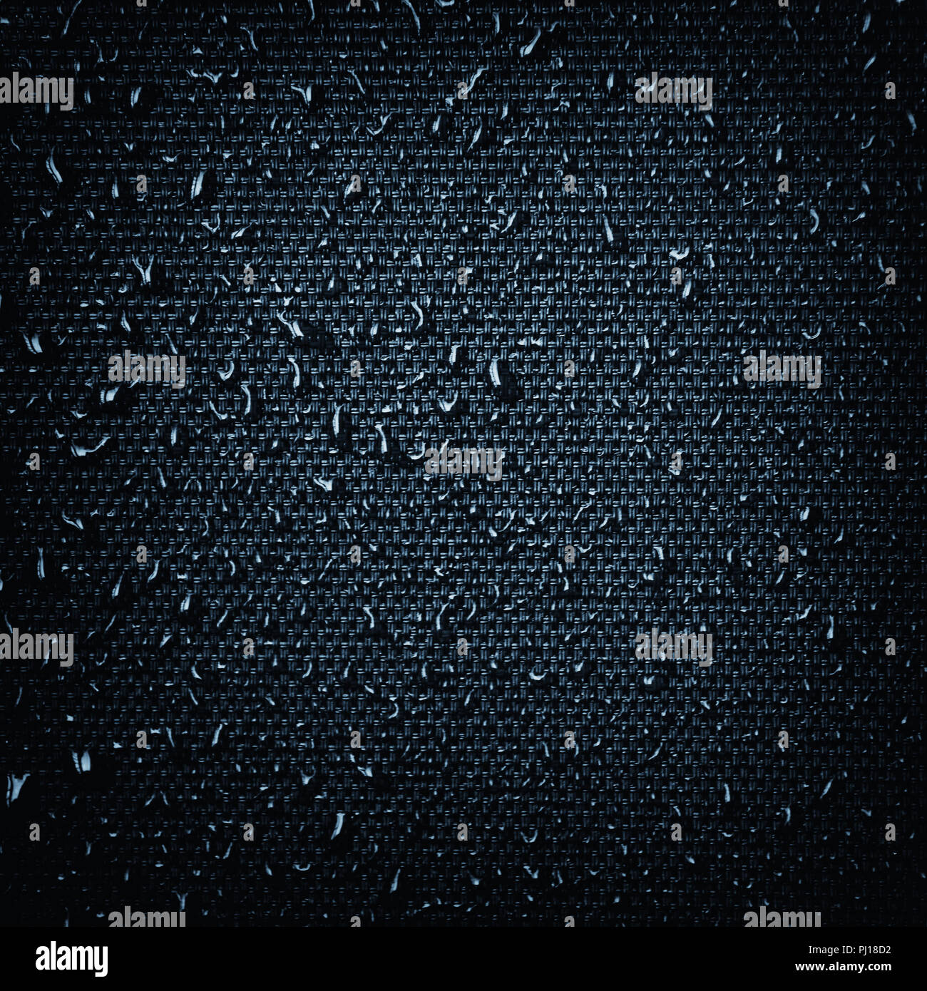 Water drops on the fabric texture. wet textile texture. cloth with ...