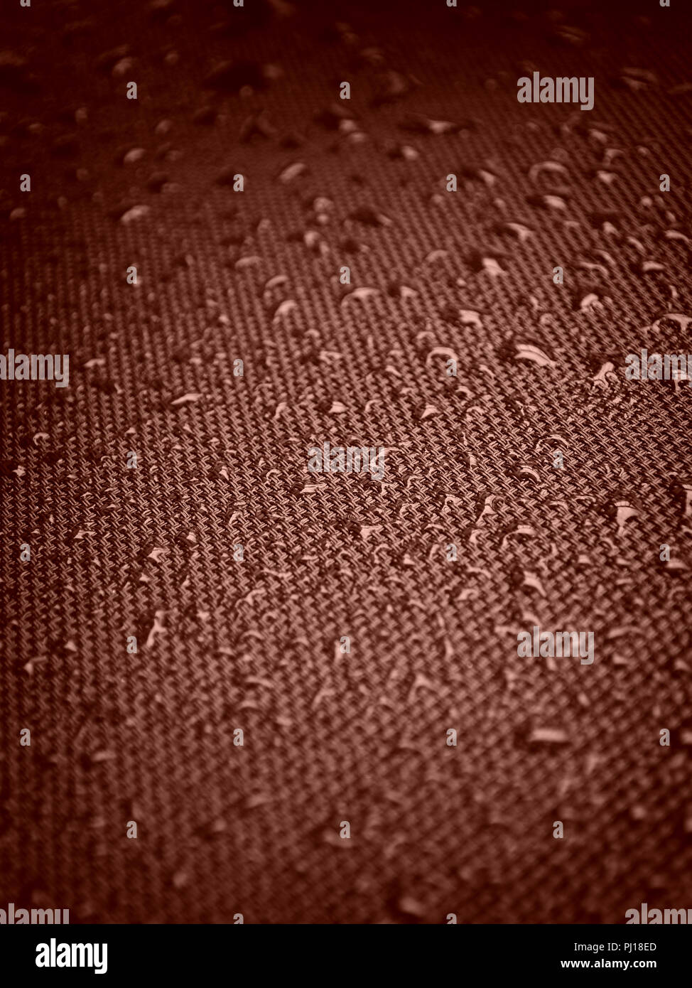 Water drops on the fabric texture. wet textile texture. cloth with ...