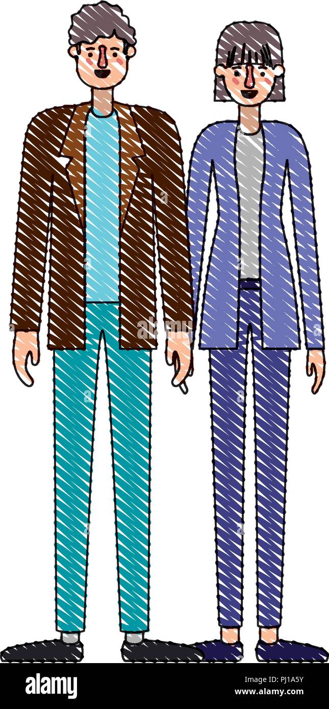 couple avatar characters icons Stock Vector Image & Art - Alamy