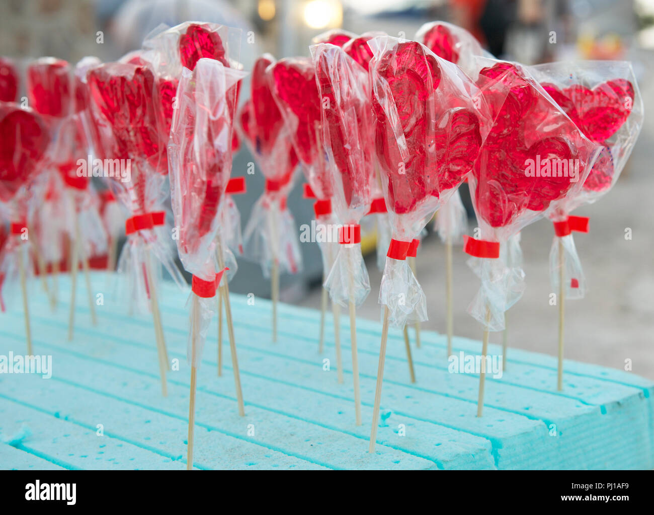 Lollipops in street market, Nisyros, Greece Stock Photo - Alamy