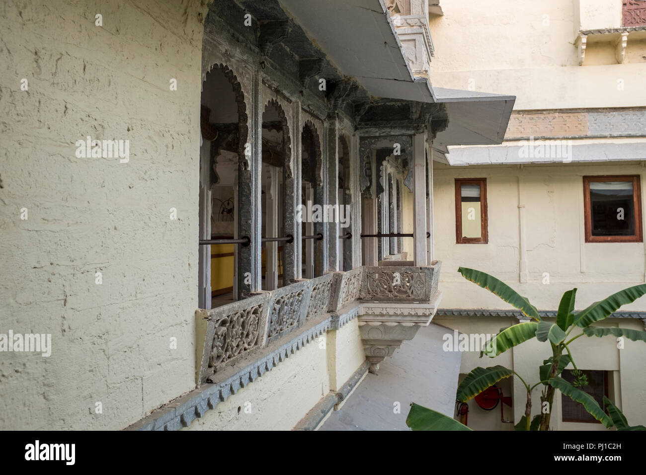 Exterior architectural detail of the RAAS Devigarh boutique hotel near ...