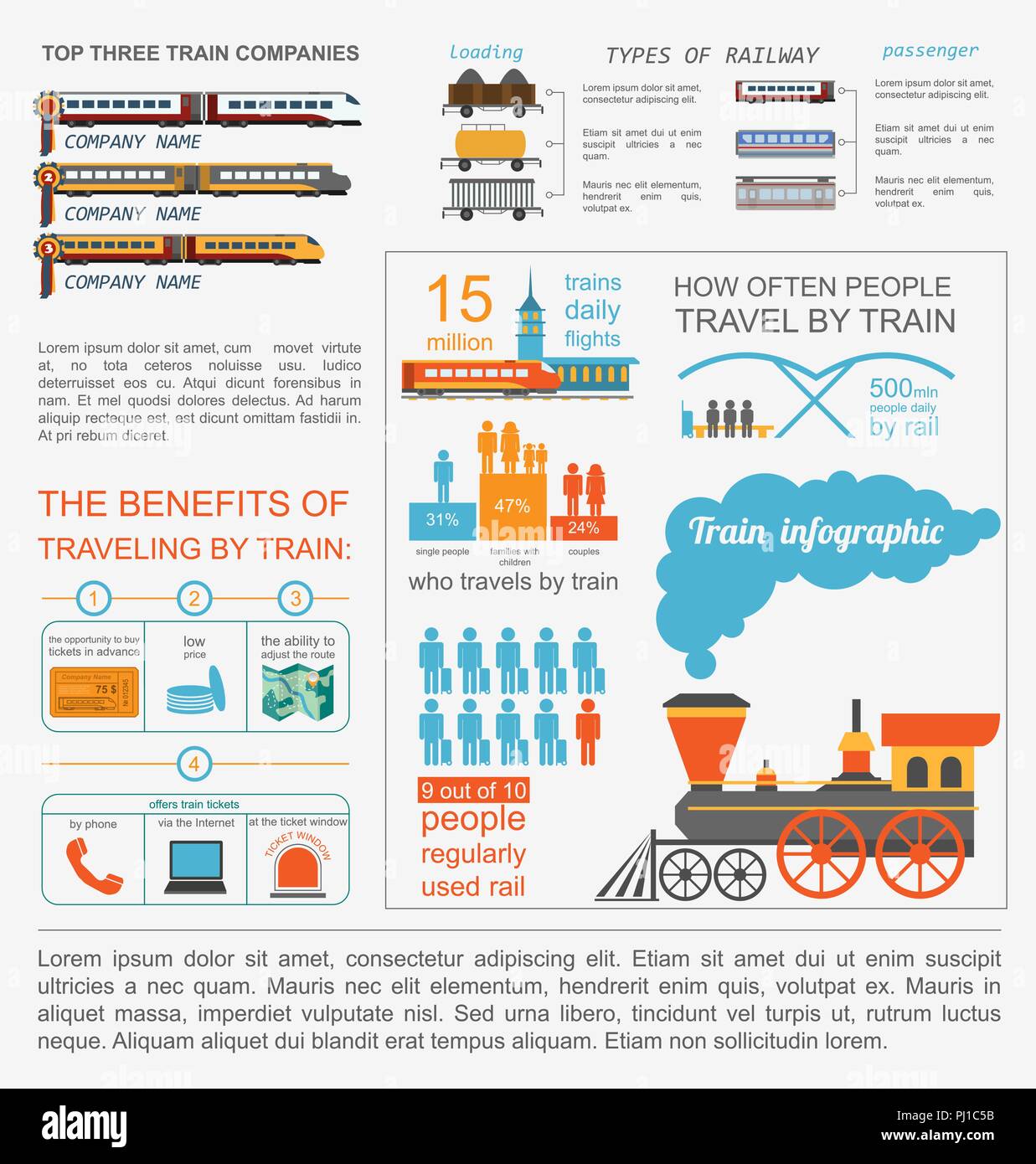 Transport transportation railway rail ticket Stock Vector Images - Alamy