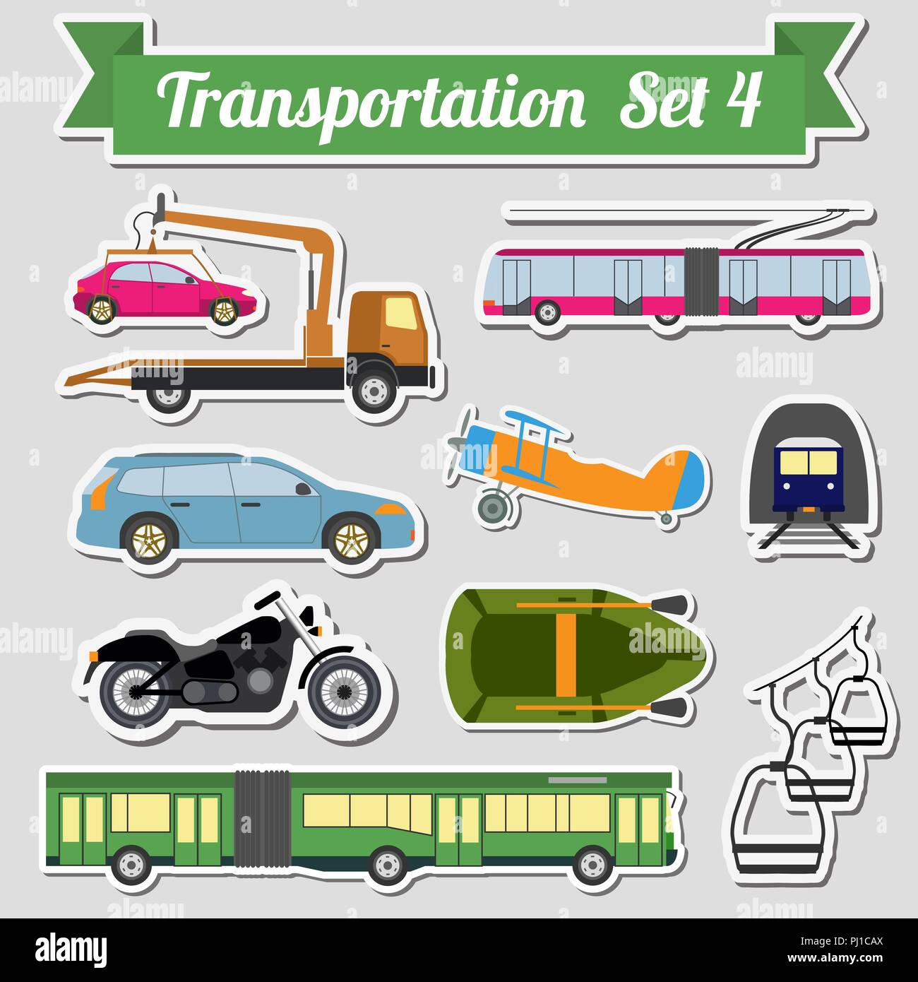 Set of all types of transport icon for creating your own infographics ...