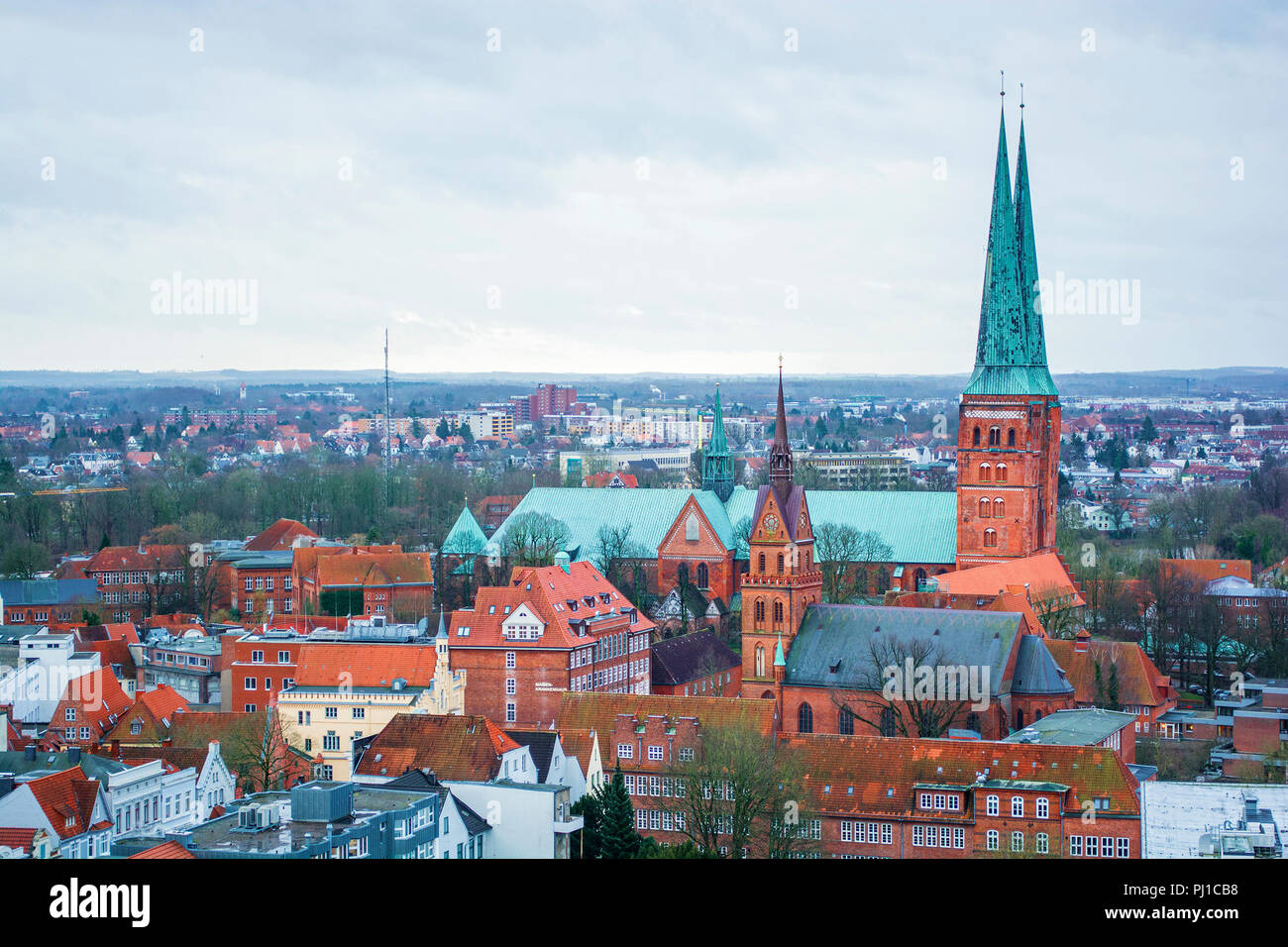 Skyline of lubeck hi-res stock photography and images - Alamy