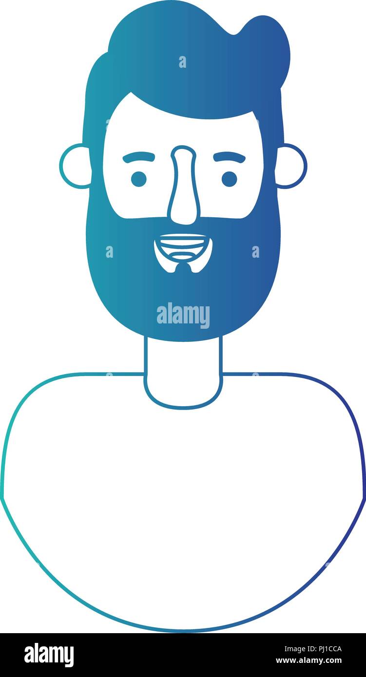young man with beard avatar character Stock Vector Image & Art - Alamy