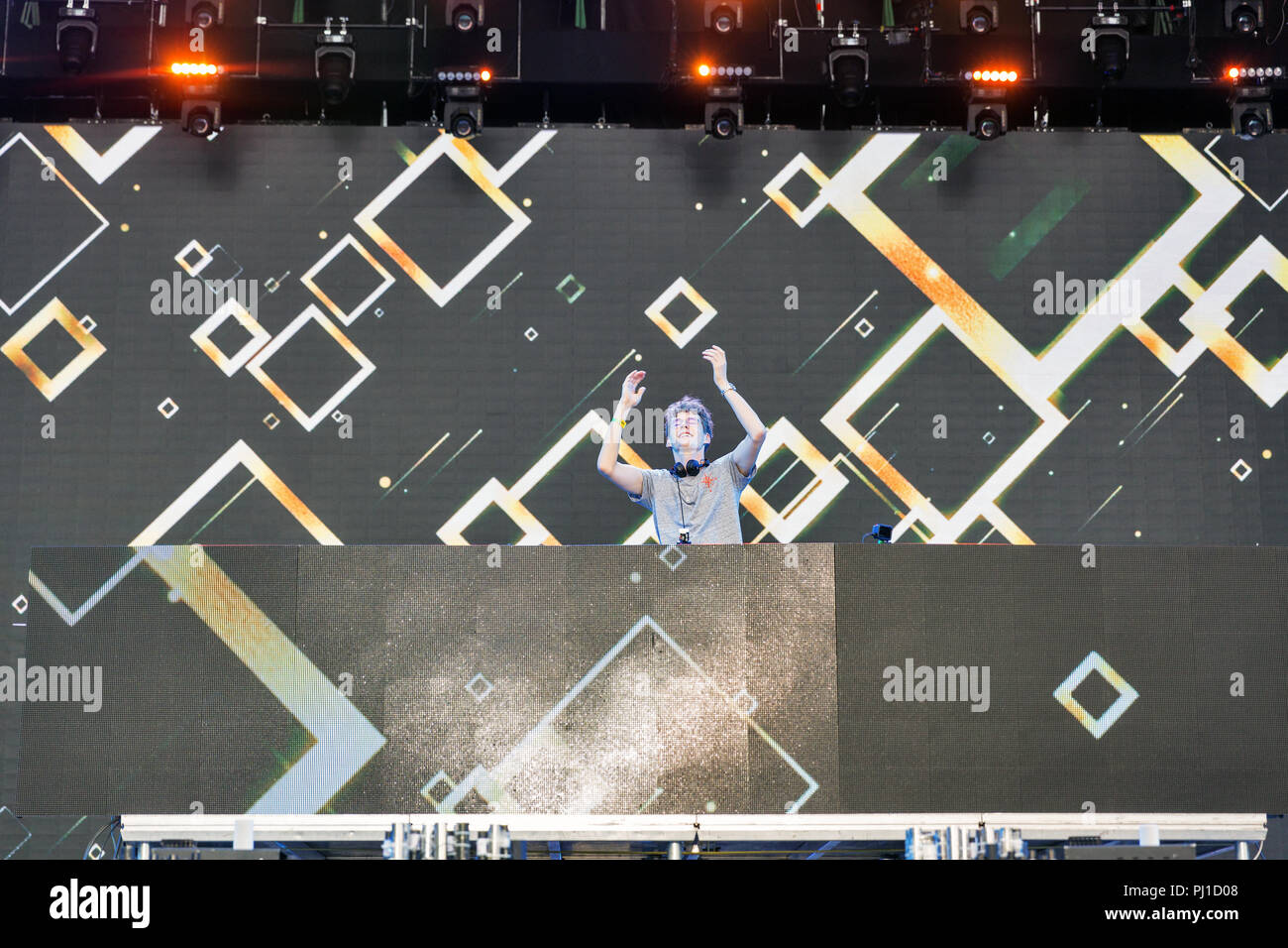KIEV, UKRAINE - JULY 04, 2018: Felix De Laet, known by his stage name ...