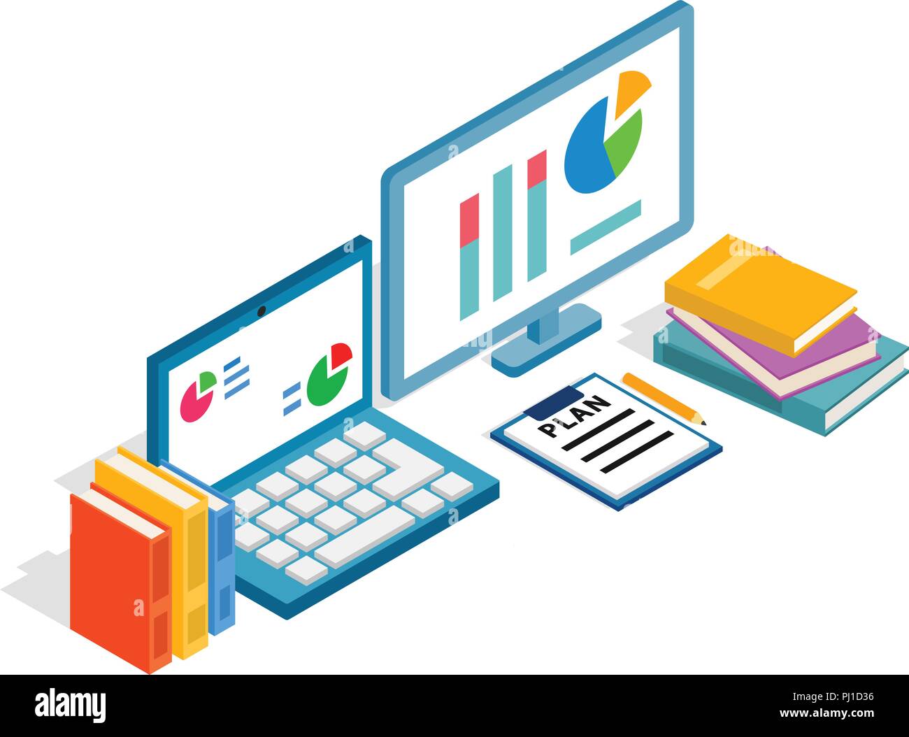 Money plan clip art, isometric style Stock Vector Image & Art - Alamy