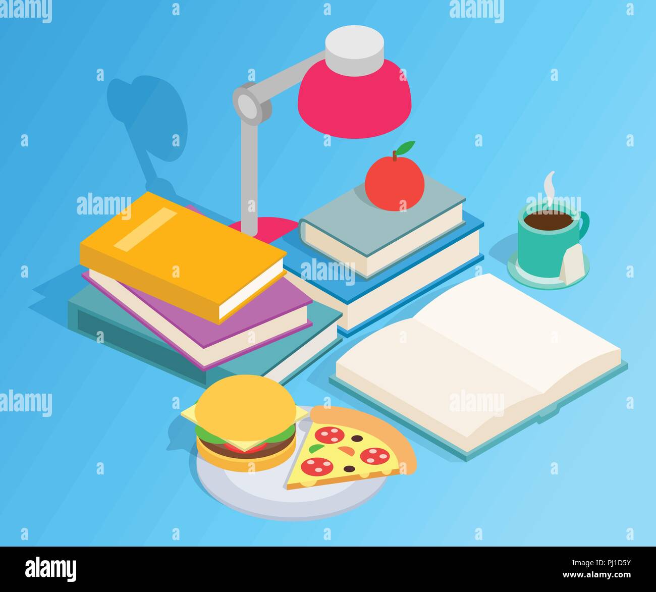 Desktop clip art, isometric style Stock Vector Image & Art - Alamy