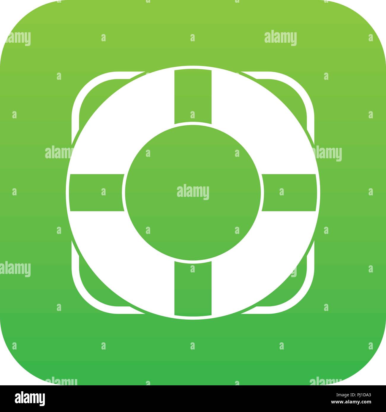 Lifeline icon digital green Stock Vector Image & Art - Alamy