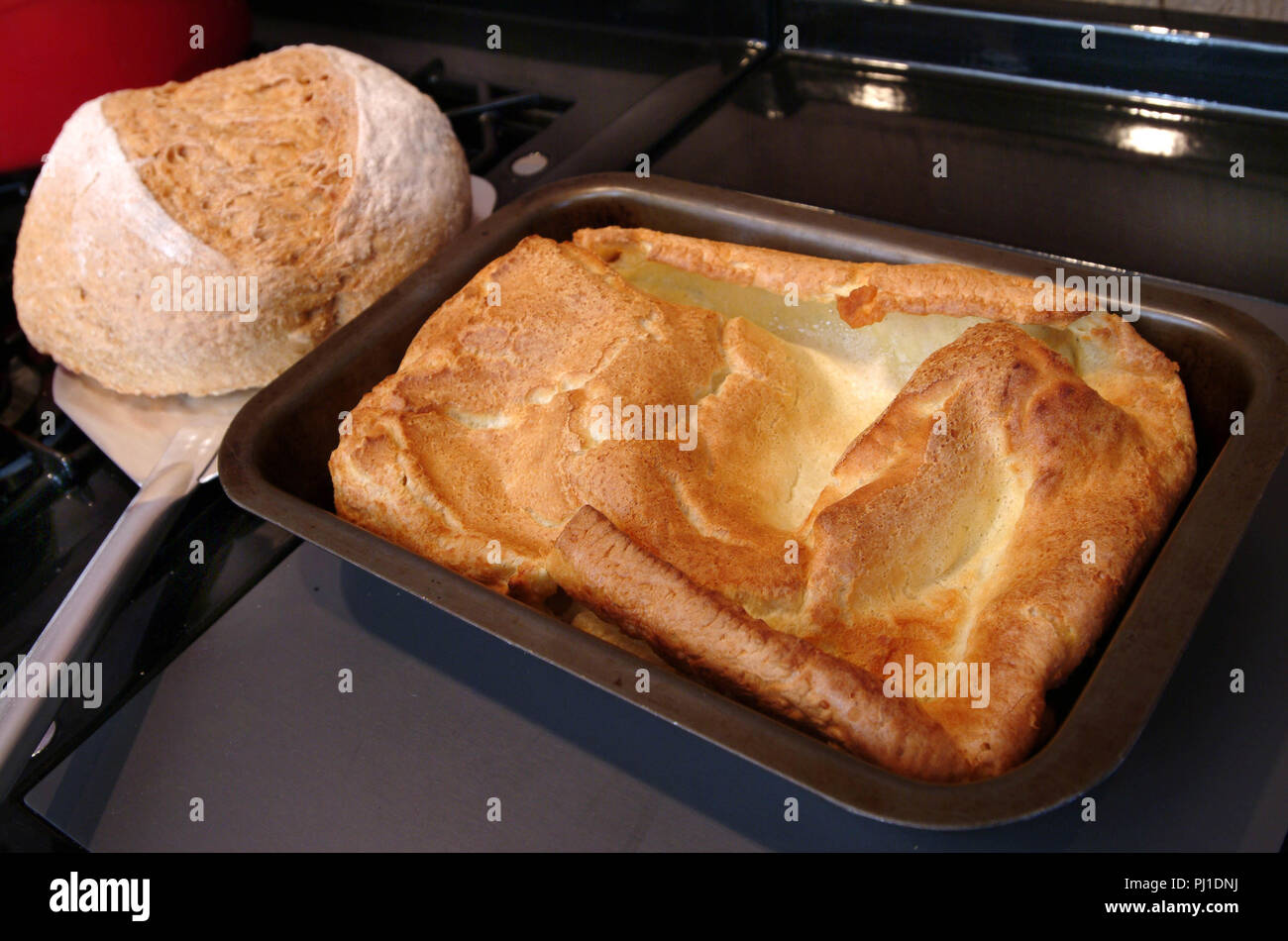 Aga expert Amy Willcock cooking breakfast and Yorkshire pudding with ...