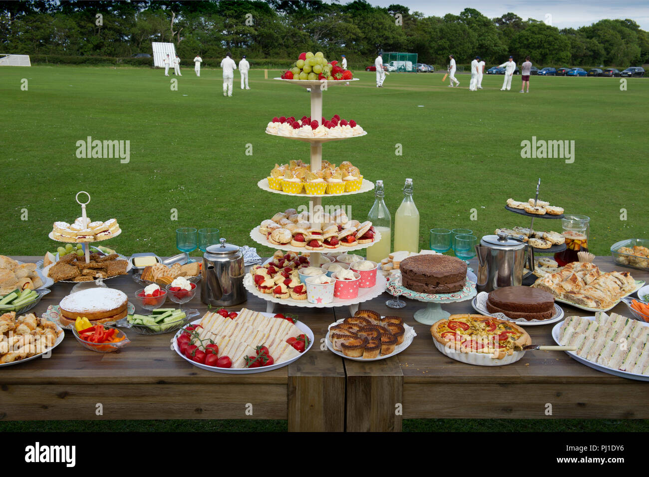 Cricket Teas. Bishop Thornton V Knaresborough Forest at Bishop Thornton ...